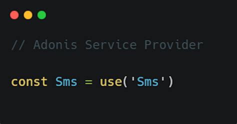 wrapping npm packages as a service provider in adonisjs