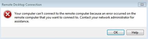 How To Fix Remote Desktop Cant Connect To The Remote Computer
