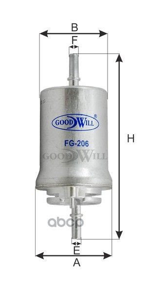 Фильтр топливный Goodwill Фильтр топливный VAG POLO/GOLF/CADDY/FABIA/A2 ...