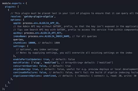 how to setup custom algolia instant search in gatsby