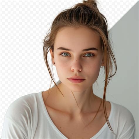 Premium Psd Portrait Of Confident Young Woman