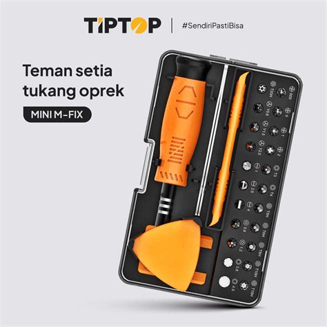 Jual Tip Top Mini M Fix Obeng Set Magnetik Screwdriver Univesal Set