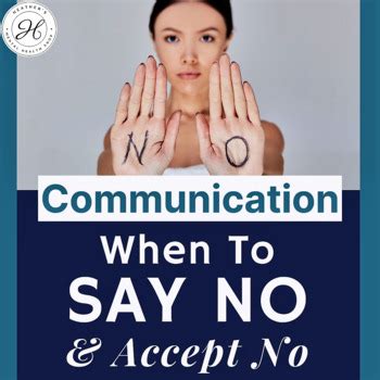 Learn When To Say No And When To Accept No Dbt Interpersonal Skills Lesson