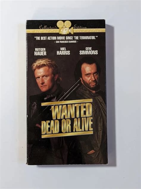 Wanted Dead Or Alive Vhs 2001 499 Picclick Ca