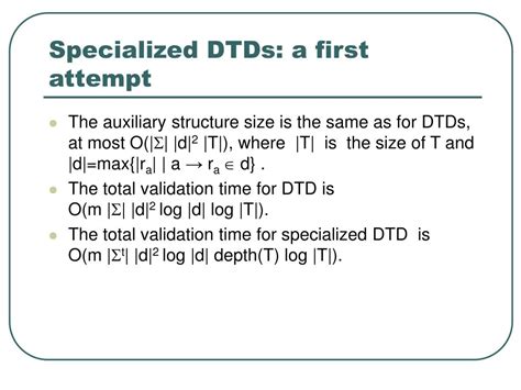 Ppt Incremental Validation Of Xml Documents Yannis Papakonstantinou