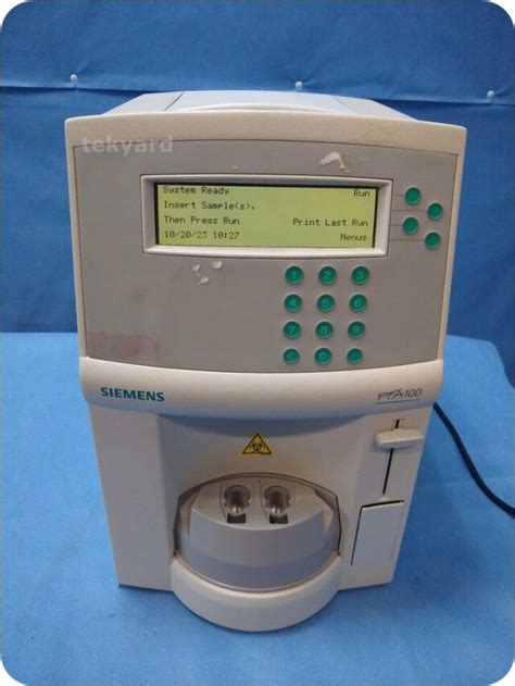 Used Siemens Pfa 100 System Platelet Function Analyzer Cell Counter For Sale Dotmed Listing