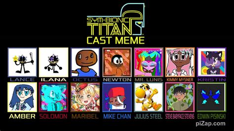 My Sym Bionic Titan Cast Meme With Users By Shamarchteen2009 On
