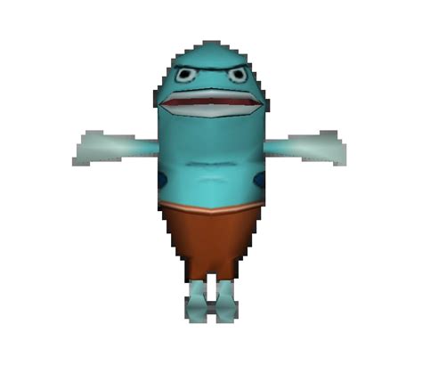 Spongebob Blue Fish