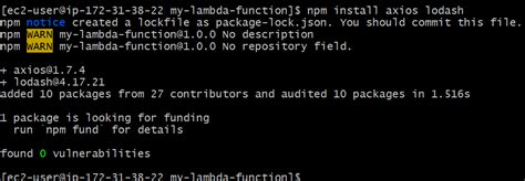 Deploying Npm Modules In Aws Lambda Geeksforgeeks