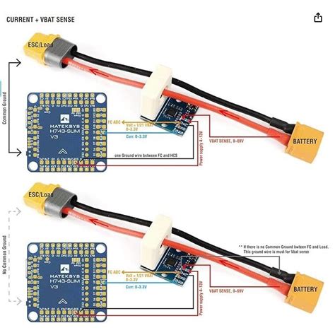 150a Hall Effect Current Sensor For Carbon Fiber Fpv Racing Drone Quad