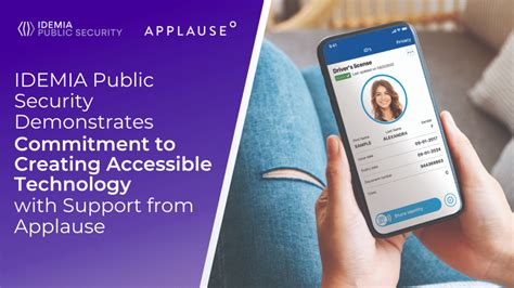 IDEMIA Public Security Demonstrates Commitment To Creating Accessible Technology With Support