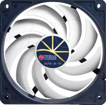 TITAN TFD-12025P: Titan 12 V PWM fan, Z bearing, 120 mm at reichelt ...