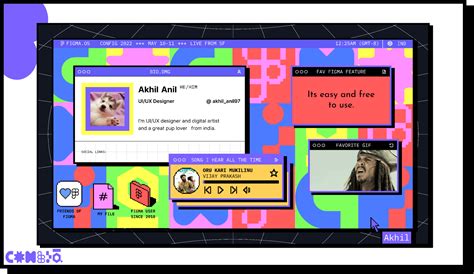 Config 2022 Name Card Akhil Anil Community Figma