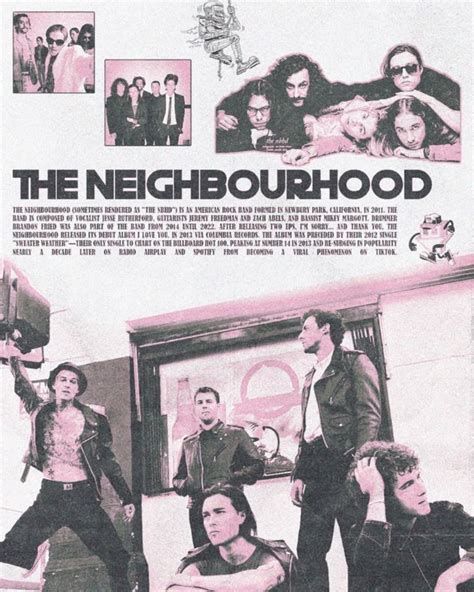 The Neighbourhood Flawless Poster By Me в 2025 г Винтажные плакаты