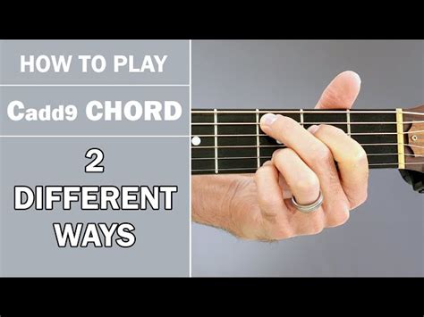 Cadd9 Ukulele Chord Guitar Chords Cadd9