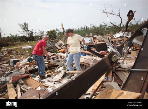 May 1 2011 Holt Alabama U S Alisha Gilbert And Her Husband Daniel Search Through What Is