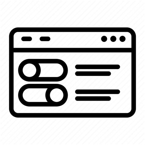 Switches Toggle Ui Seo And Web Webpage Browser Icon Download On