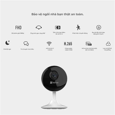 Camera Wifi Ezviz Trong Nhà 2mp 1080p C1c B Komex Digital