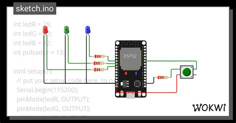 Ejercicio2 Wokwi Esp32 Stm32 Arduino Simulator