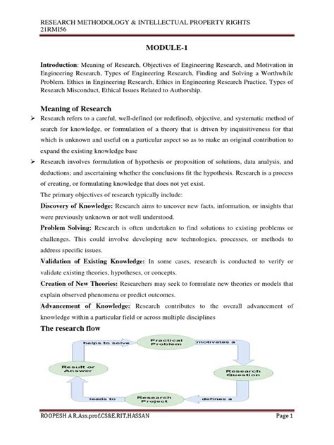 Module 1 Rm Pdf Methodology Engineering