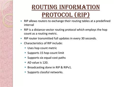 Ppt Of Routing Protocols Pptx