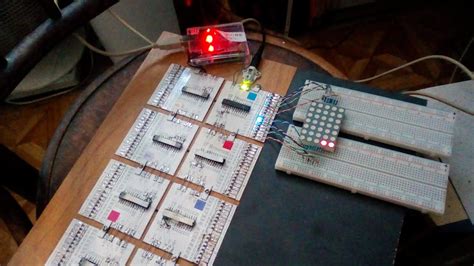 Mcp P My First Project Using A Led Matrix Display Youtube