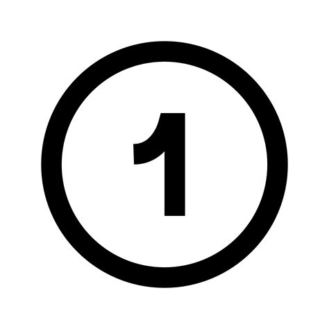One Clipart Number 1st Picture 1779961 One Clipart Number 1st