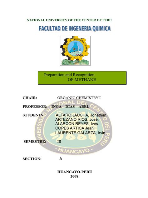 Methane Report Pdf Alkane Hydrocarbons