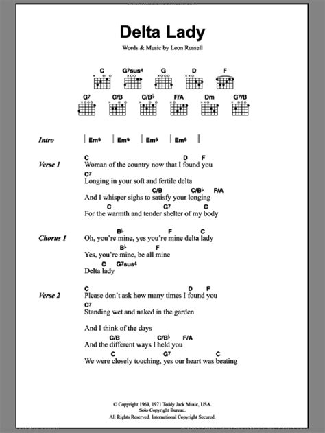 Delta Dawn Guitar Chords
