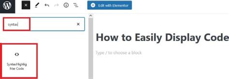 How To Display Code On Wordpress Site My Blog Master