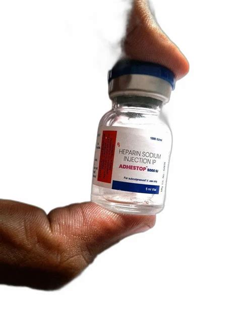 Heparin Sodium 5000 Iu At ₹ 75 Piece Heparin Injection In Surat Id 26863110588