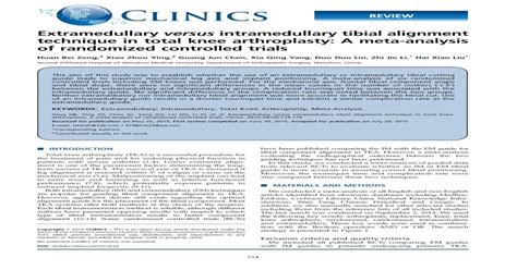 Pdf Extramedullary Versus Intramedullary Tibial Alignment Dokumen Tips