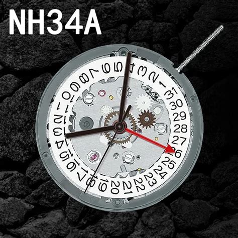 NH34-Movement-24-jewels-nh34a-gmt-4-Hands-4R34-GMT-Date-Watch-Automatic ...