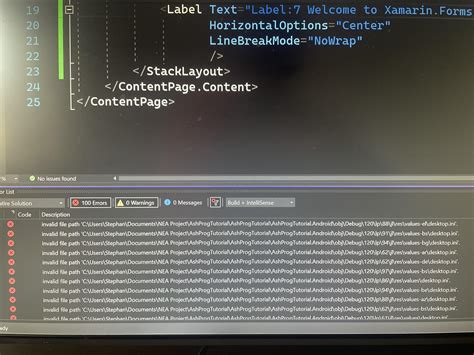 why can t i run my app i keep getting the same error “invalid file
