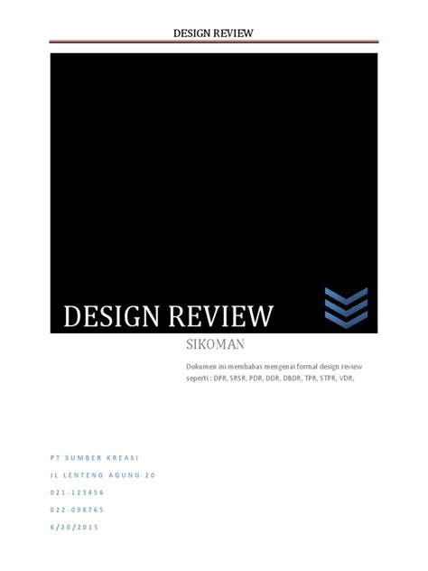 Design Review Pdf