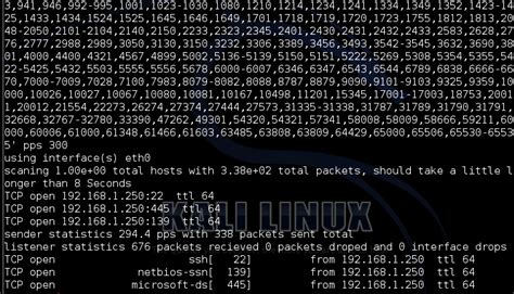 Unicornscan Network Scanning Tool To Find The Open Ports Kali Linux