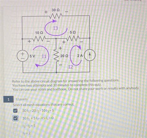 Solved Refer To The Above Circuit Diagram For Answering The Chegg