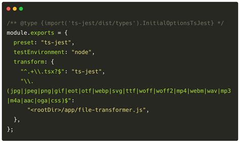 configurer un projet typescript react pour les tests unitaires et d