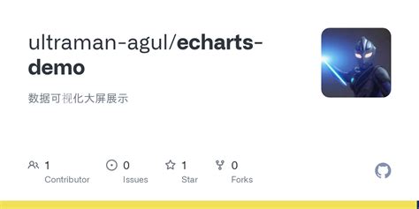 GitHub ultraman agul echarts demo 数据可视化大屏展示