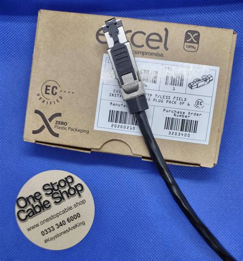 Excel Category A FTP Field Termination RJ Plug Pack Of OneStopCable Shop