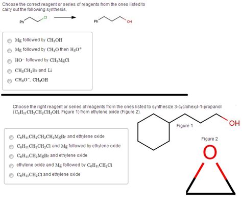 Solved: Choose The Correct Reagent Or Series Of Reagents F... | Chegg.com