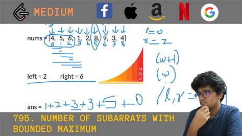 June Leetcode Solution Number Of Subarrays With Bounded Maximum EASY Solution YouTube