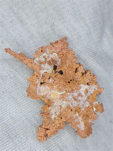 First Copper Crystal From Copper Sulfate Salt And Iron R