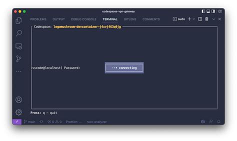 Terminal Gui Overlaps With Ssh Passphrase Or Codespace Password Dialog