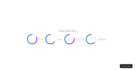 React Countdown Circle Timer Codesandbox