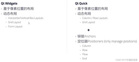 Qt Quick 和 Widgets 的对比qt Quick和qt Widgets用户界面对比 Csdn博客