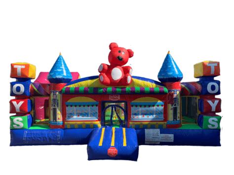 Toy Town Bounce House Maze Blondins Bouncin Inflatables Rockford Il