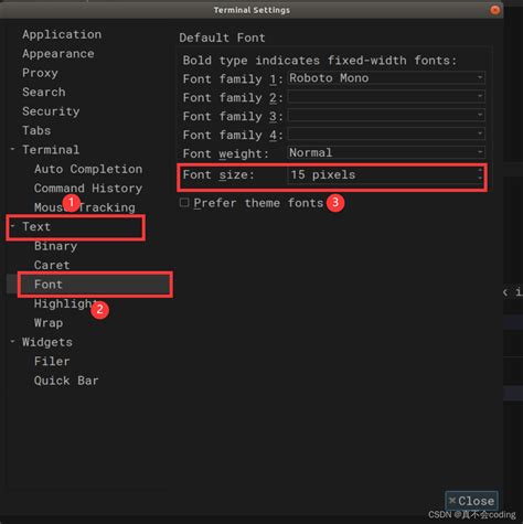 WindTerm 界面 UI字体大小调节