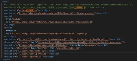 exception occured while validation unexpected token client app platform freshworks