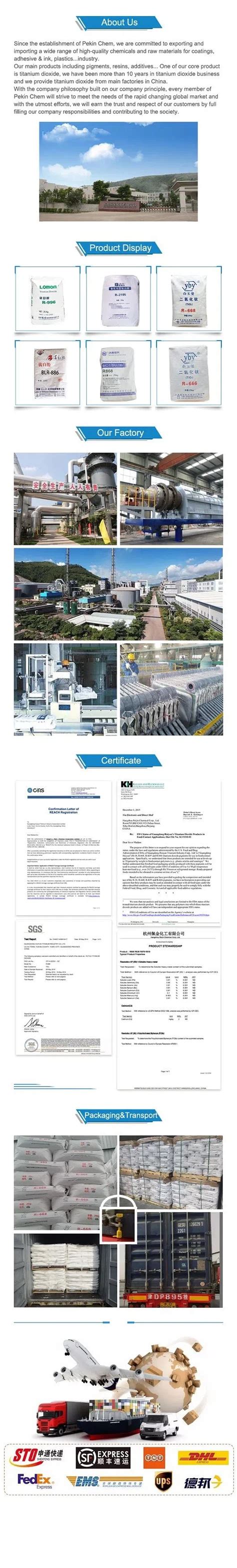 China Customized Rutile Sulphate Titanium Dioxide Dongfang R 5566 Manufacturers Suppliers